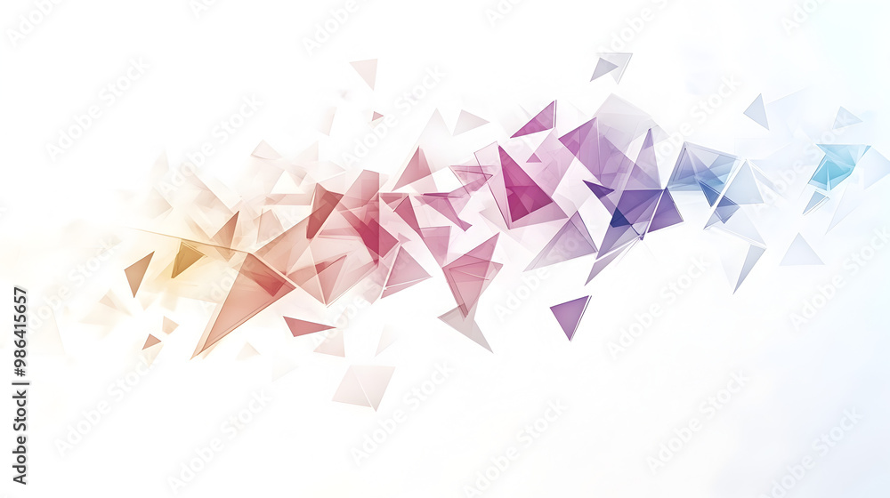 fondo con concepto ed tecnologia con figuras geometricas en tercera ...