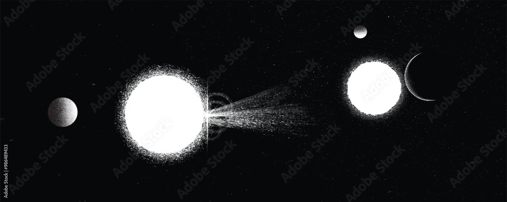 Star explosion . Solar x flare . Big eruption of plasma with magnetic ...