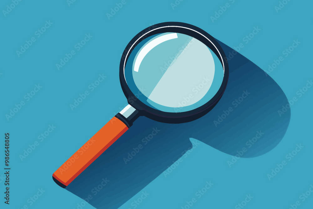 Magnifying Glass: A simple yet powerful image of a magnifying glass ...