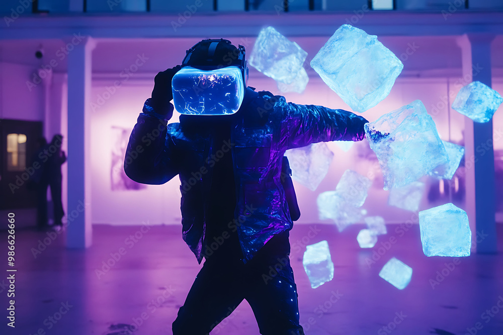 Virtual reality studio AR visual studio art where artists can create ...