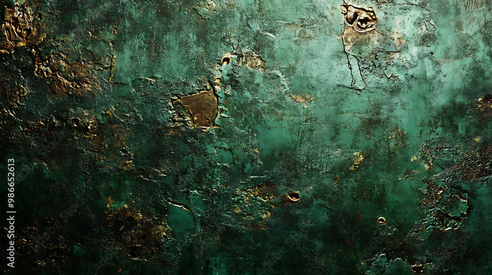 Tarnished metal texture a blend of green patina and rusty hues creating ...
