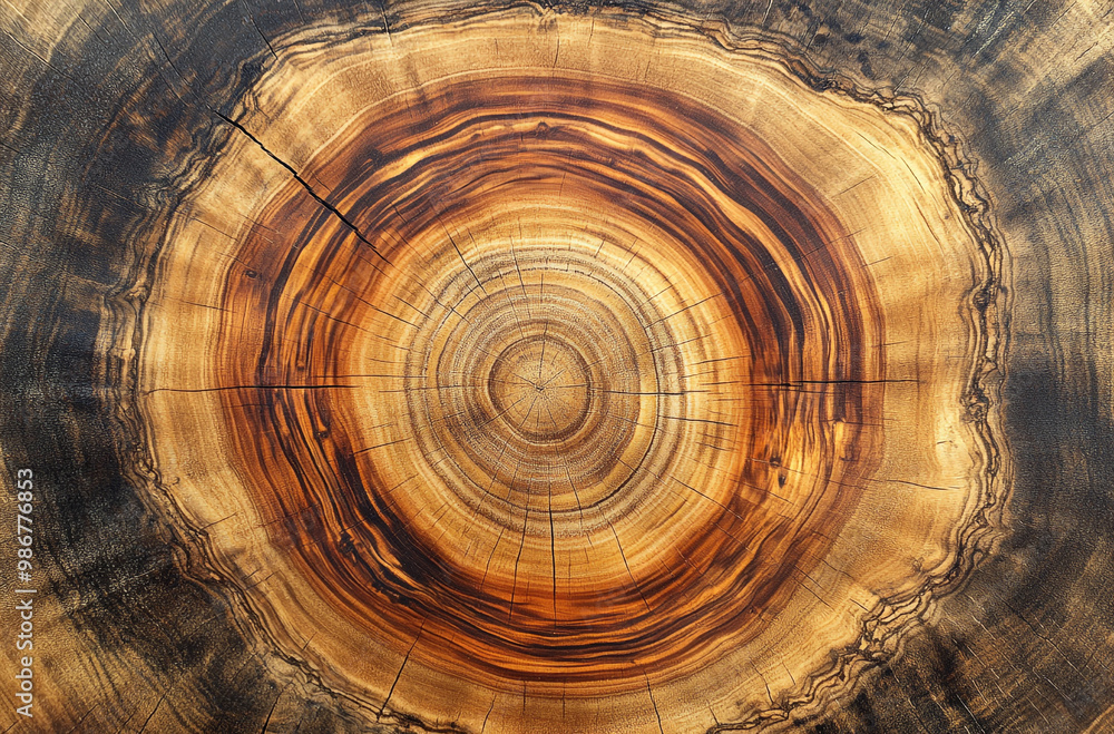 wood grain cross section texture background Stock Photo | Adobe Stock