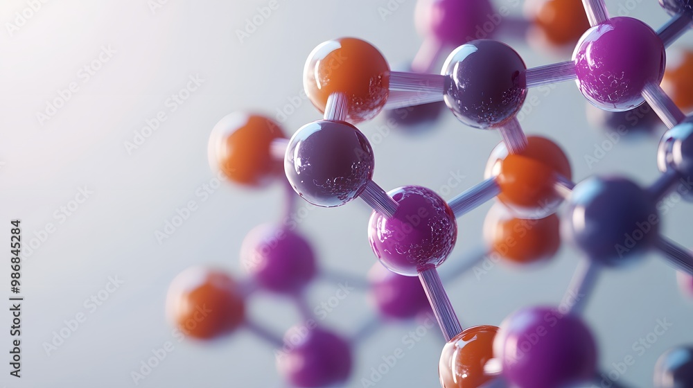 3D model of the van der Waals structure of tirzepatide, featuring detailed atomic interactions ...