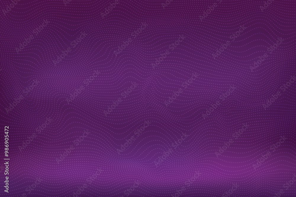 Dotted Lines On Dark Purple Graident Mesh Background. Vector ...