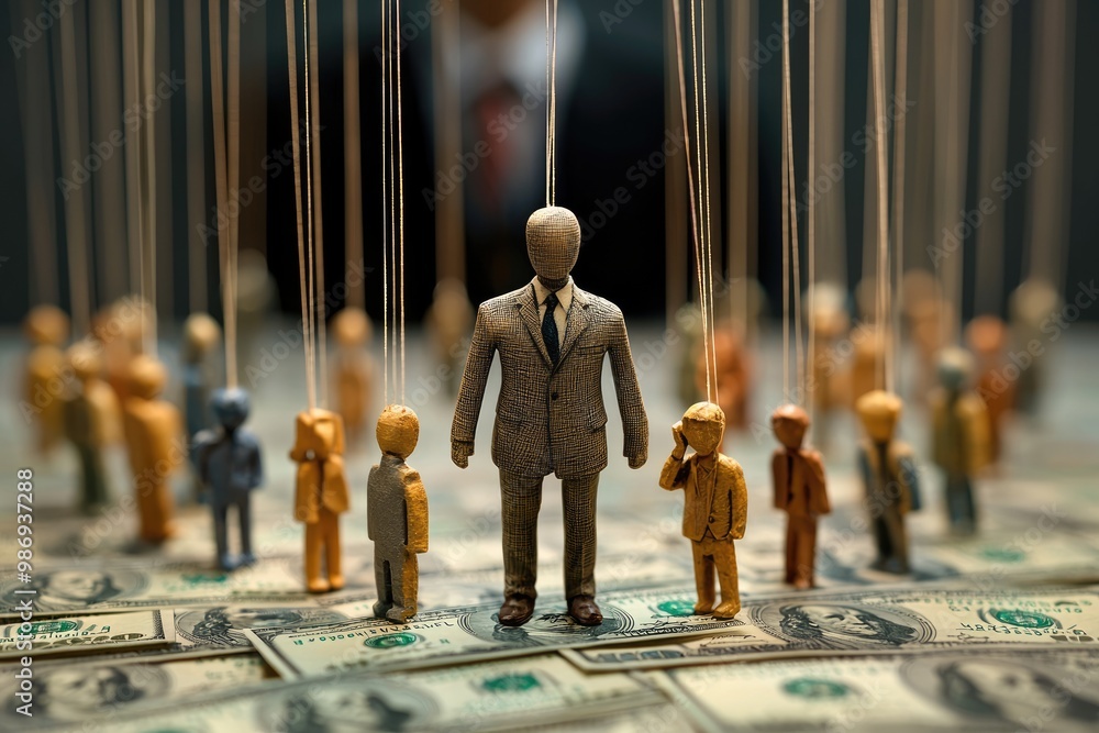 Governance puppet master: depictions of powerful entities controlling ...