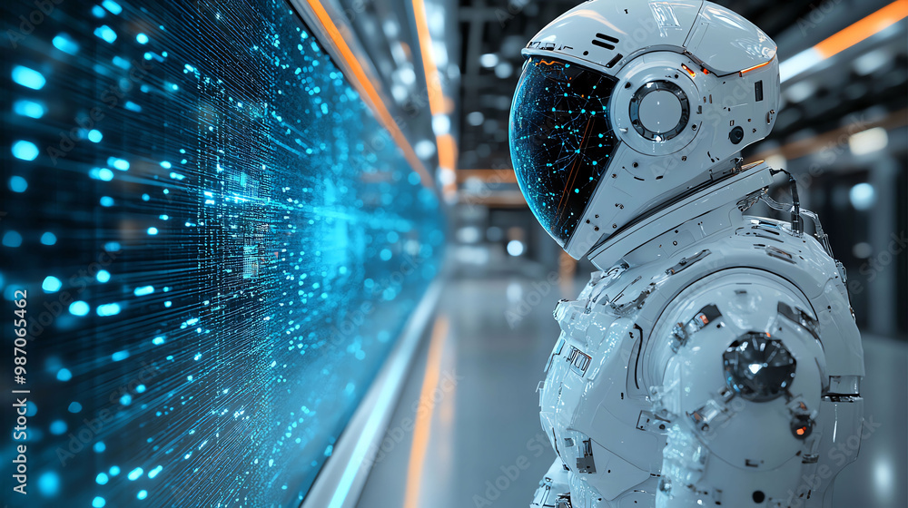 AI system performing a visual quality inspection on a production line ...