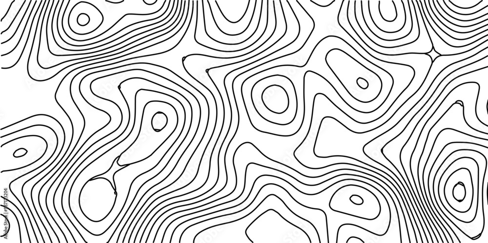 Beautiful Light topographic topo contour map background. Presentation ...