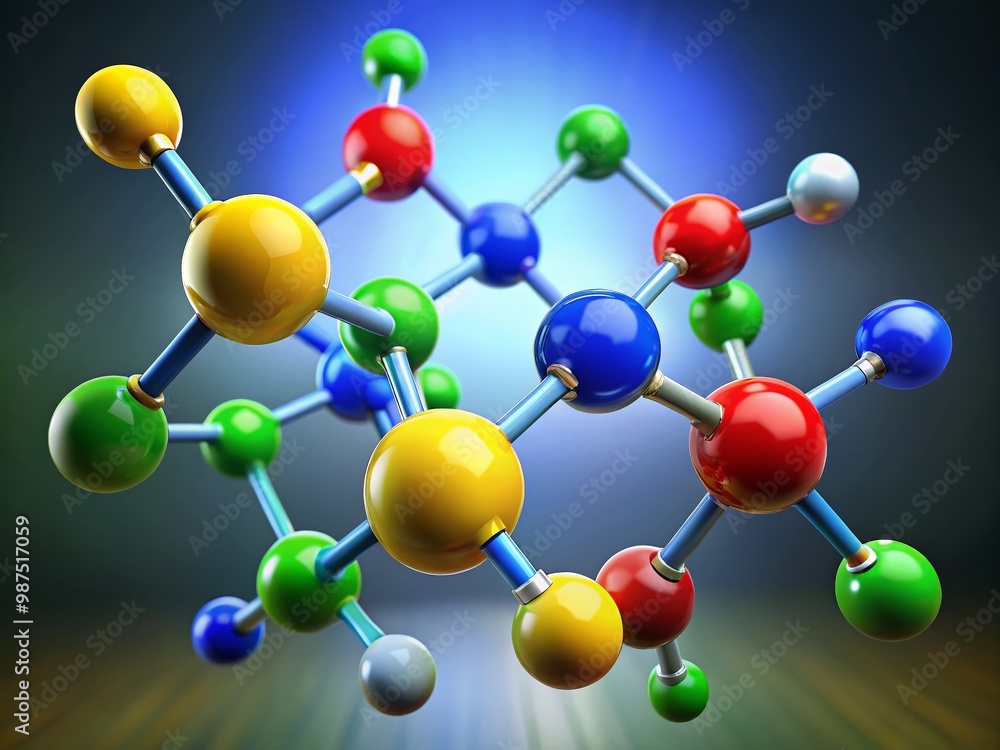 Chemical Structure Representation Of Ammonium Cation With Molecular Formula And Bonding Diagram