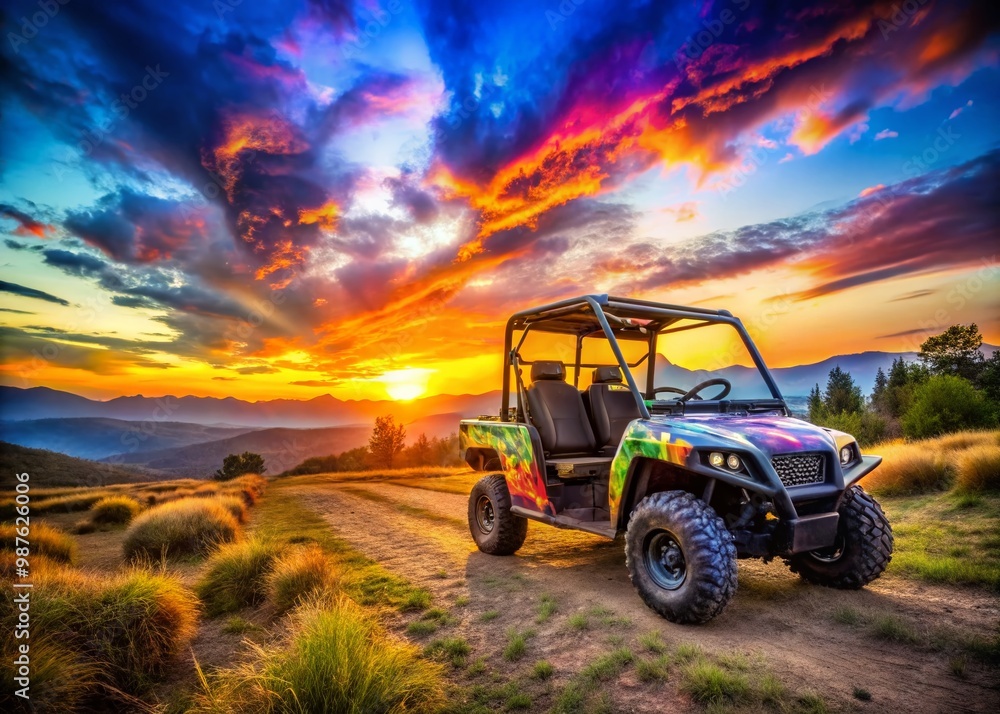 Colorful UTV Clip Art for Off-Road Adventures, Recreation, and Outdoor ...
