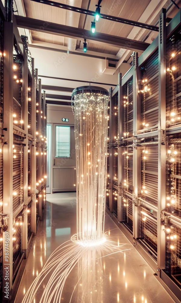 Data Center Server Room It Infrastructure Cloud Computing Data Storage Network