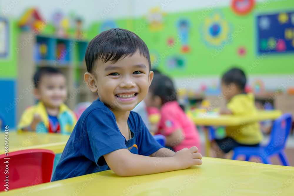 Photography of children portrait from Malaysia in a preschool or ...