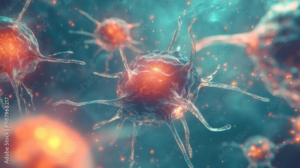 Microscopic Examination of Cancer Cells Undergoing Apoptosis, Detailed ...