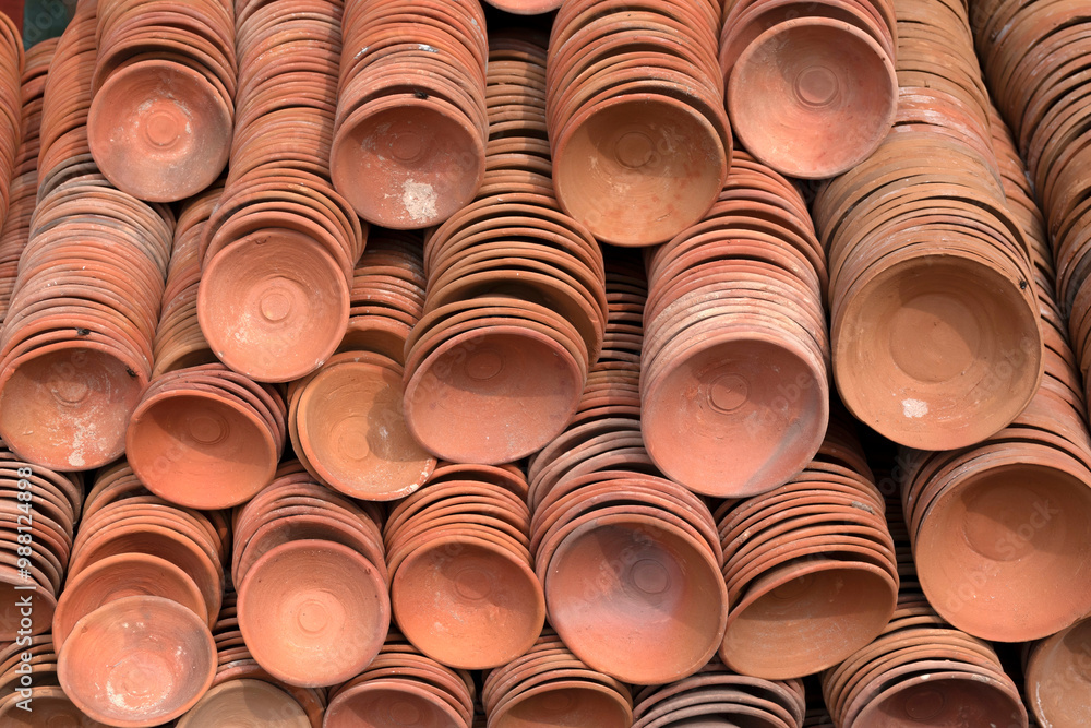 Handmade Clay pots, Diya & Bati for Puja, Mitti Diya Deepak for Diwali ...