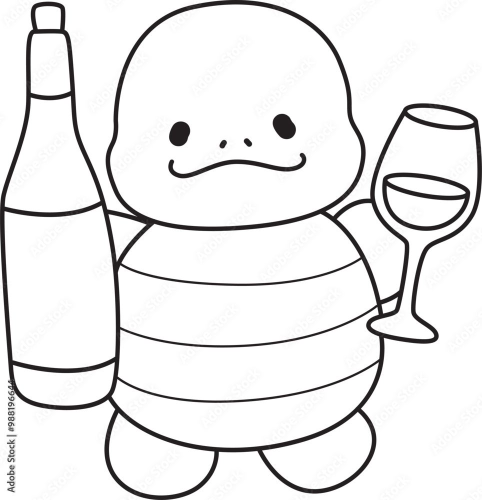 Free printable cute turtle for kindergarten. Preschool outline ...