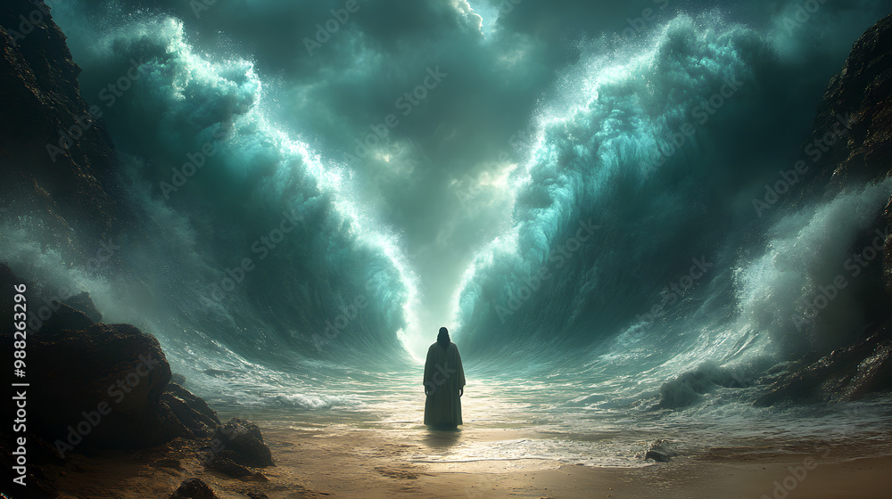 The Story of Prophet Moses wallpaper Prophet Musa (AS) crossing the red ...