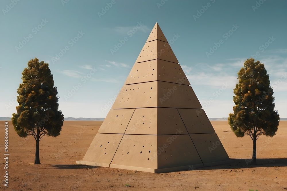 Geometric pyramid funnel shapes optical illusion | Fibonacci sequence ...