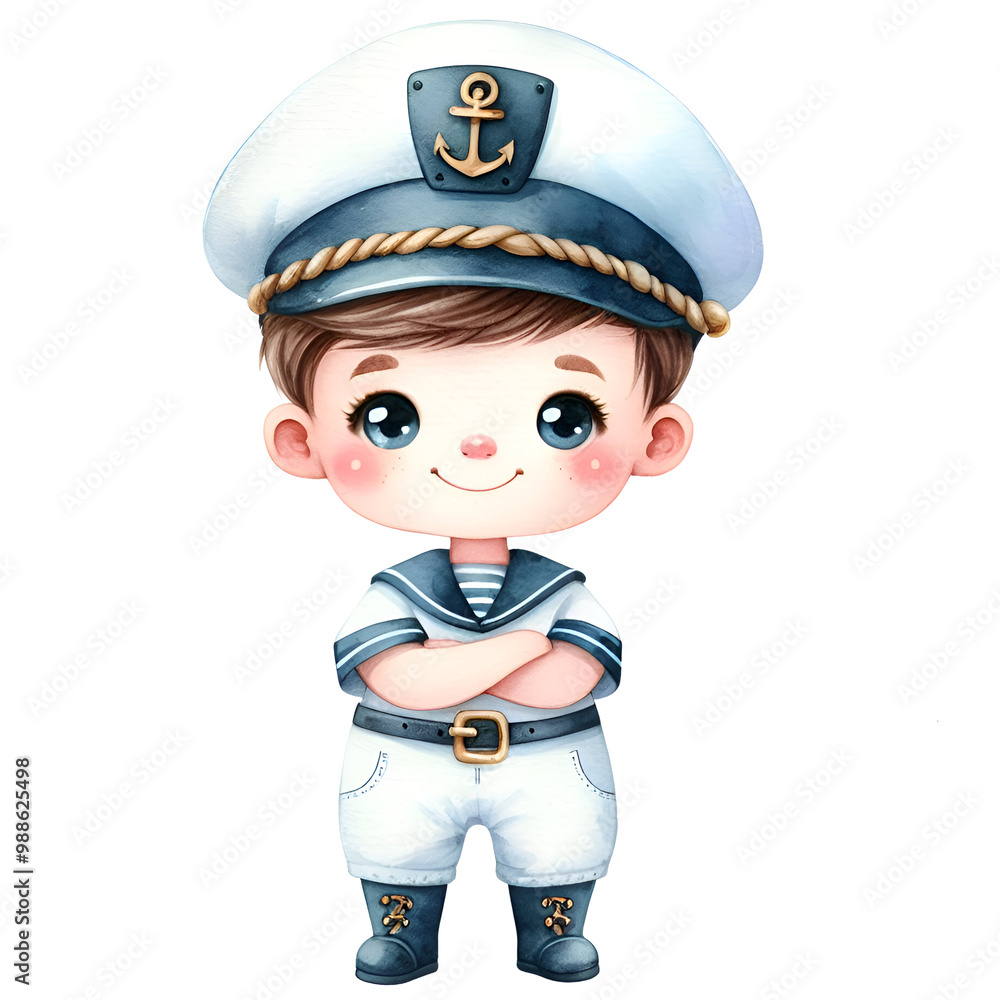 Ilustración de Stock Cute Boys Clipart, Chibi Boy, Children Clipart ...