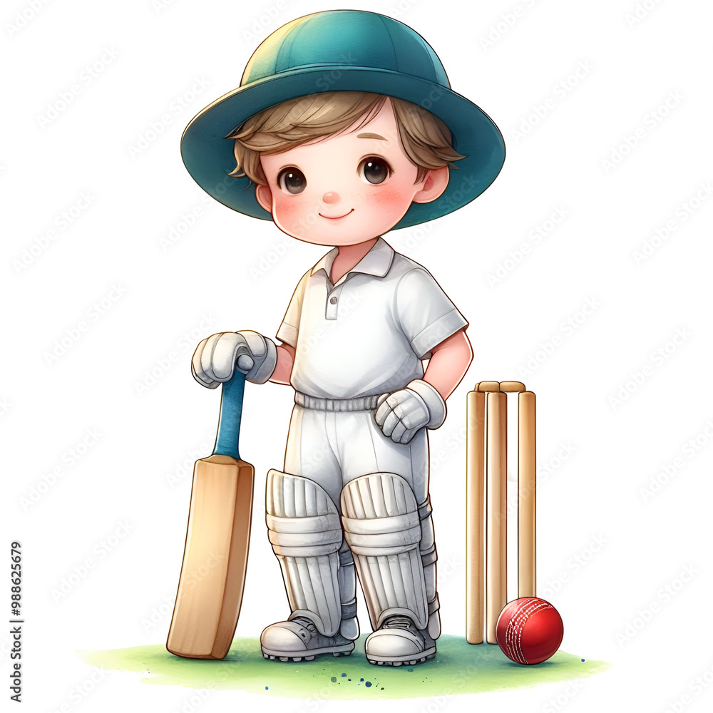 Cute Boys Clipart, Chibi Boy, Children Clipart, Sports Clipart ...