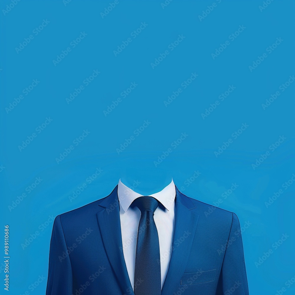 Professional Men's Suit ID Photo Template: Elevate Your Image with a ...