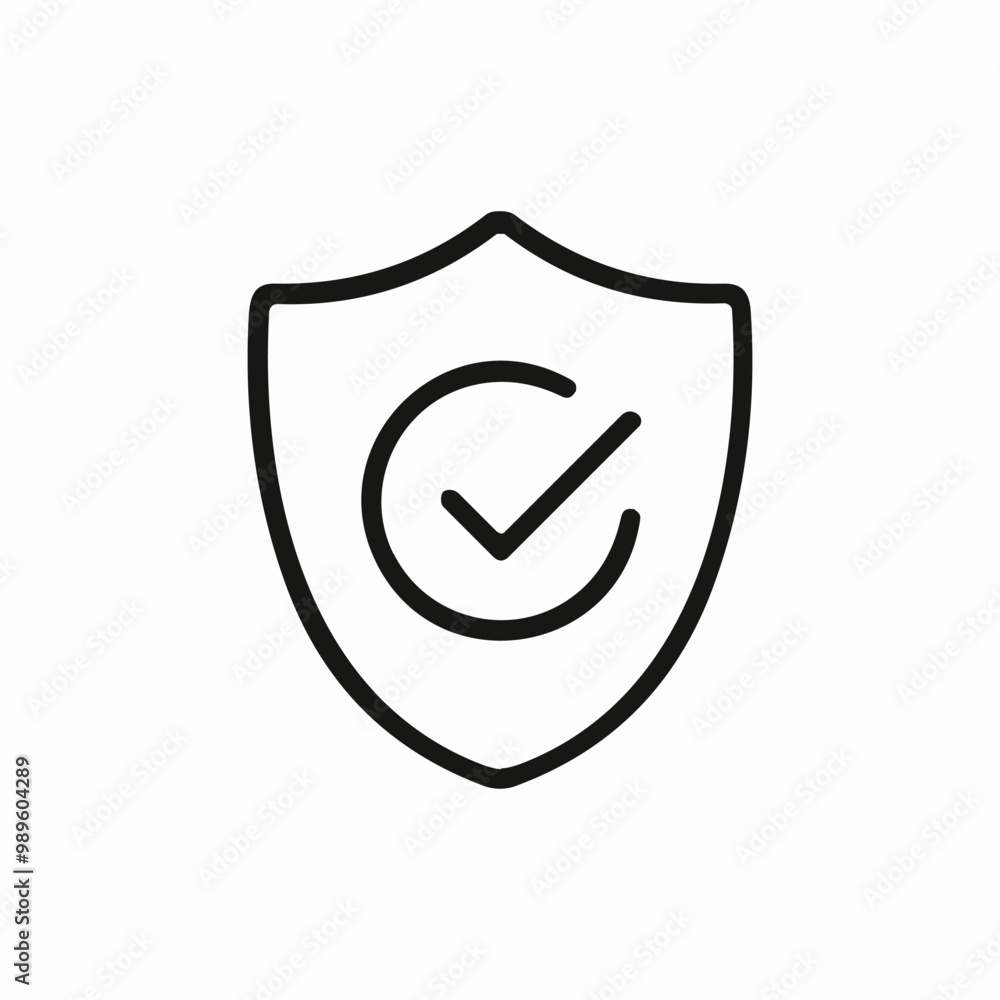 check mark security icon sign vector Stock Vector | Adobe Stock