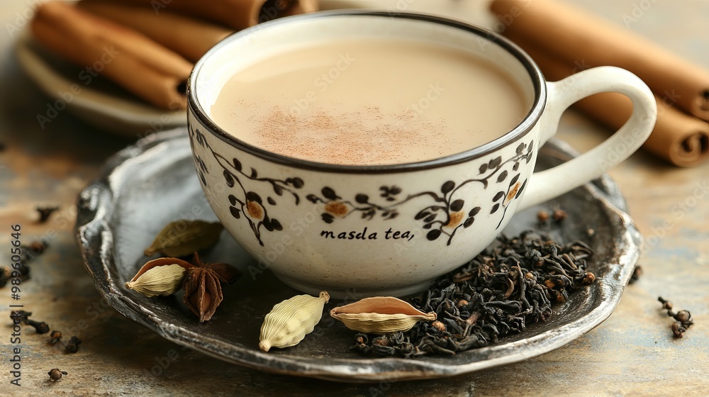 Masala chai, a traditional Indian beverage, is a fragrant blend of ...