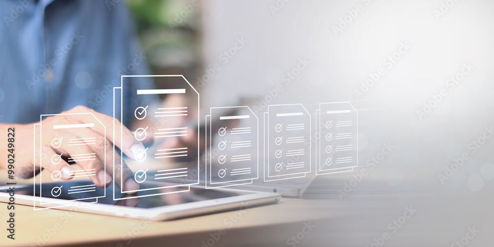 Document management system DMS. Assessment form, questionnaire ...