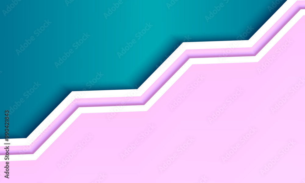 Growth and Progress Concept background template. Ascending Steps to ...