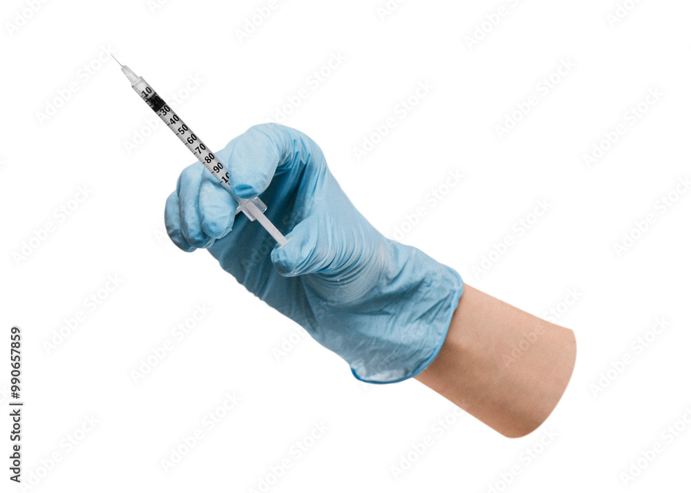 Nurse holding png injection syringe transparent background Stock Photo | Adobe Stock