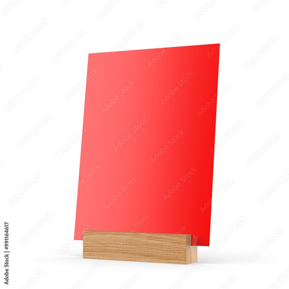 Blank table talkers promotional upright menu table tent top sign holder ...