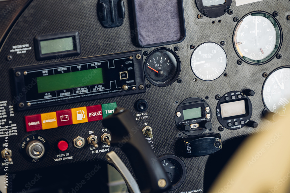 Airplane dashboard, fuel indicator. Fuel pump icon. gas gauge dashboard ...