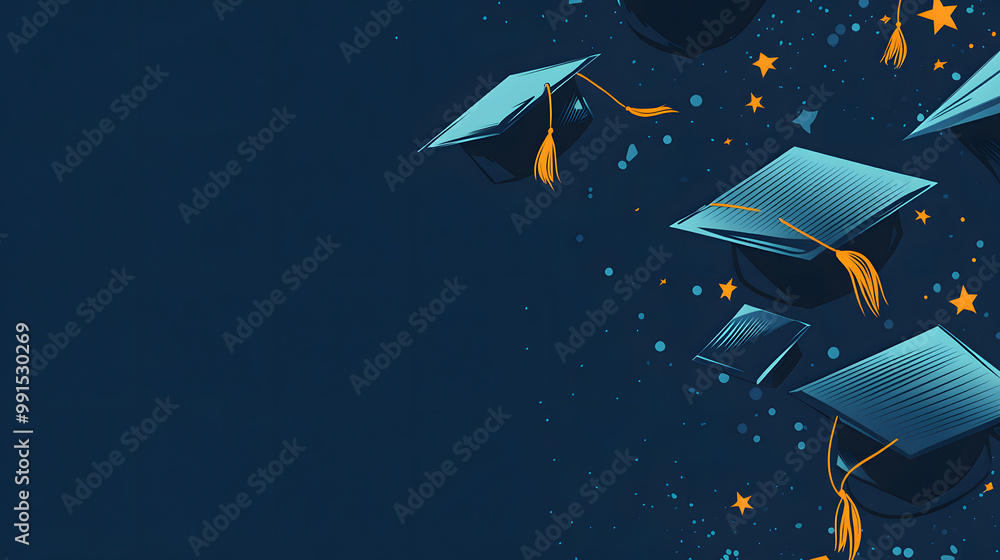 Celebrate Graduation Day with creative card backgrounds that capture ...