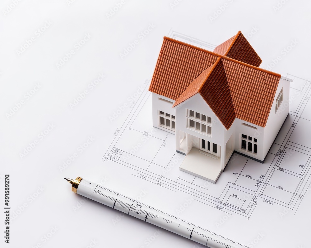 Floor plan blueprint of a contemporary container home with modular ...