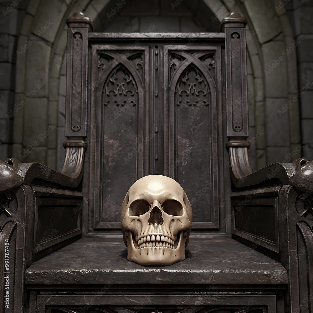 Natural Human Skull Anatomy, Structure, and Functions Explained Stock ...