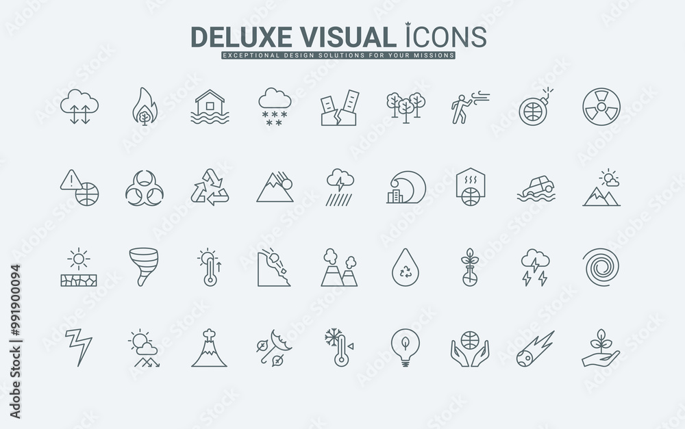 Warning signs for rescue from hurricane, tsunami, tornado, and storm ...