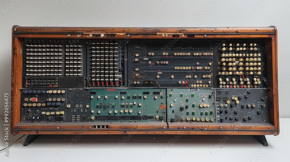 The first computer on a white background. It was the first consumer ...