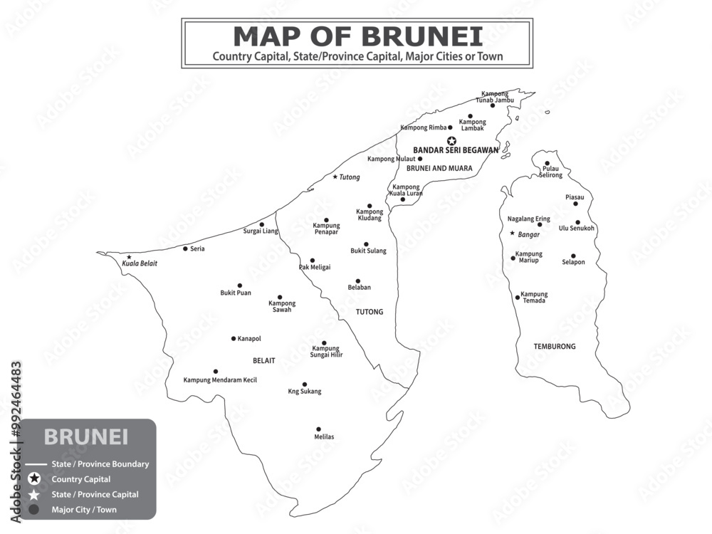 Geography Political map. Political map of country with capital ...