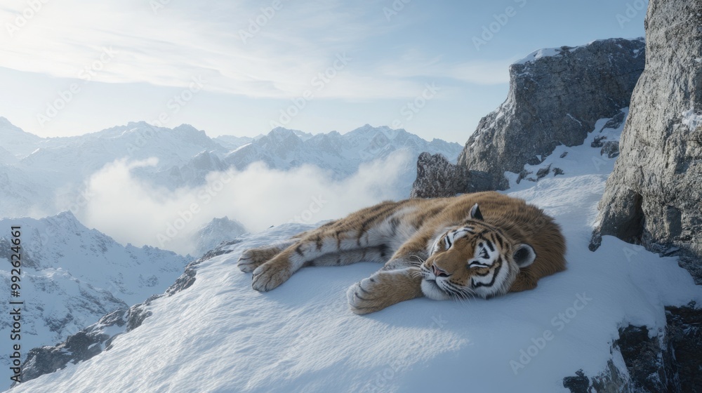 Ancient feline: The saber-toothed tiger, an iconic and extinct predator ...