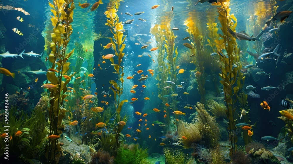 Kelp Forest: A stunning exhibit recreating a dynamic kelp forest ...