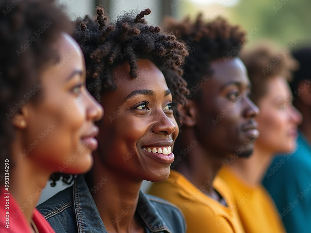 people of all colors get along well together in a community to ...