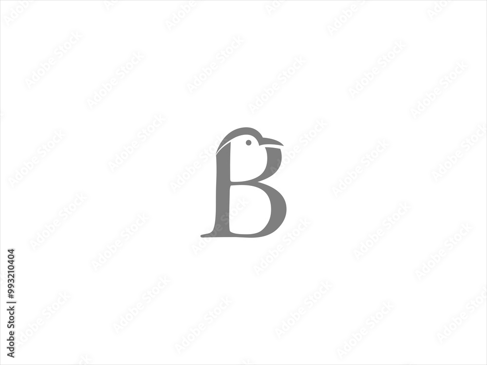 Bird and letter Typography logo,Art in Letterform,The Timeless ...