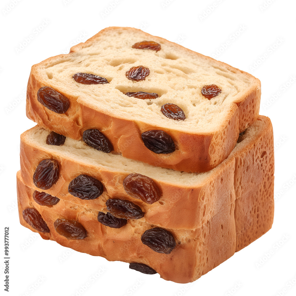 Raisin bread, Bakery, Isolated on Transparent Background, Graphic ...
