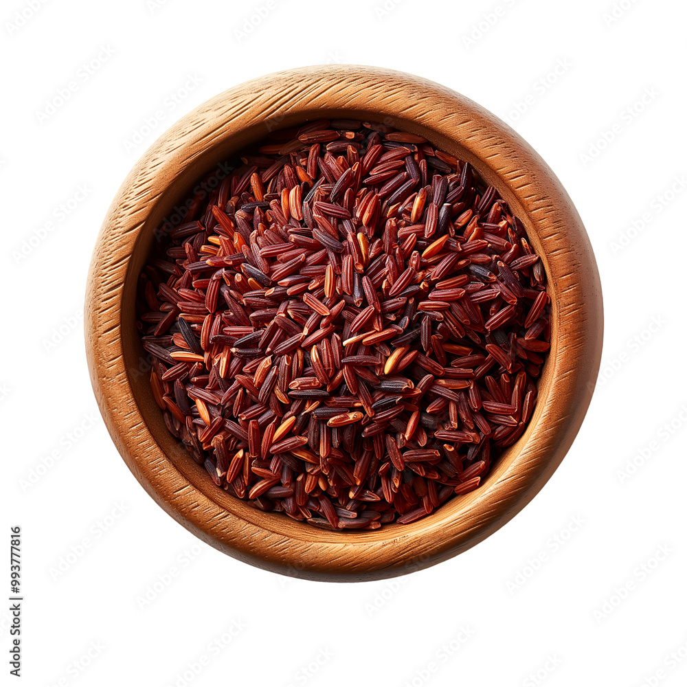 Red rice, Cereal, Isolated on Transparent Background, Graphic Resource ...