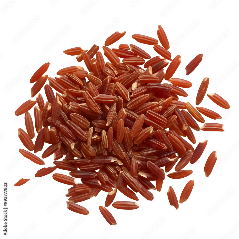 Red rice, Cereal, Isolated on Transparent Background, Graphic Resource ...
