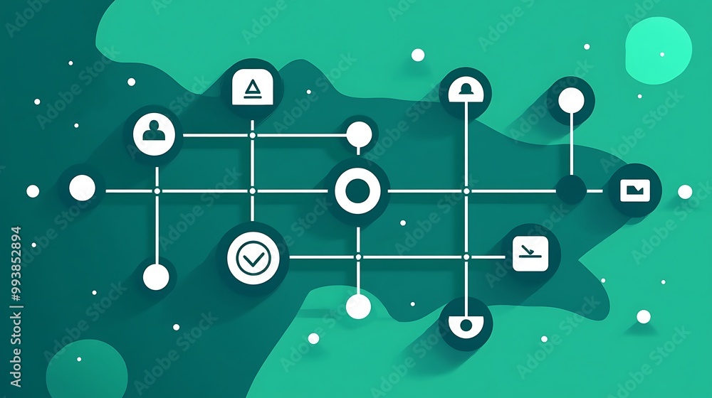 Ai Algorithm Flowchart A Flowchart Depicting An Ai Algorithm With Nodes