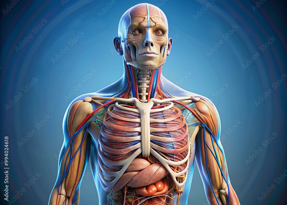 Detailed Body Labeling Anatomy Diagram for Educational Purposes and ...
