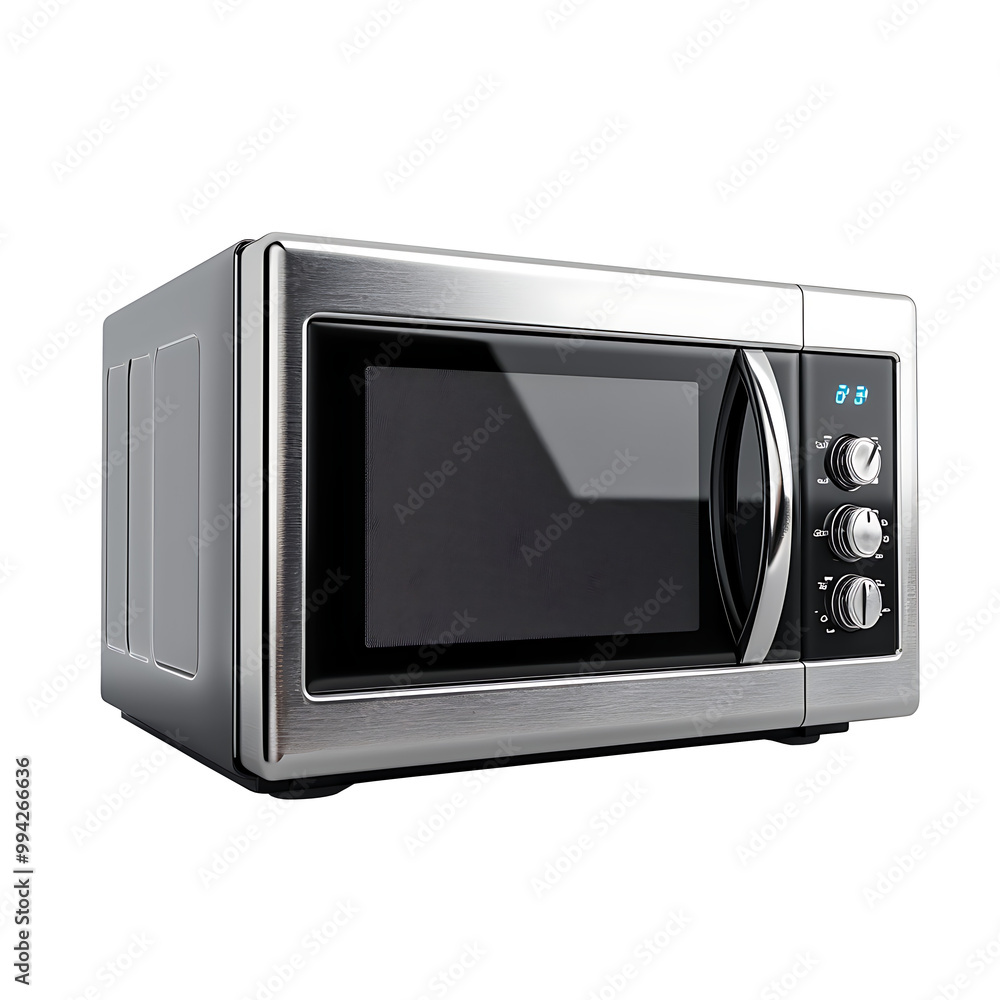 Contemporary Microwave Oven PNG Cutout with Transparent Background for ...
