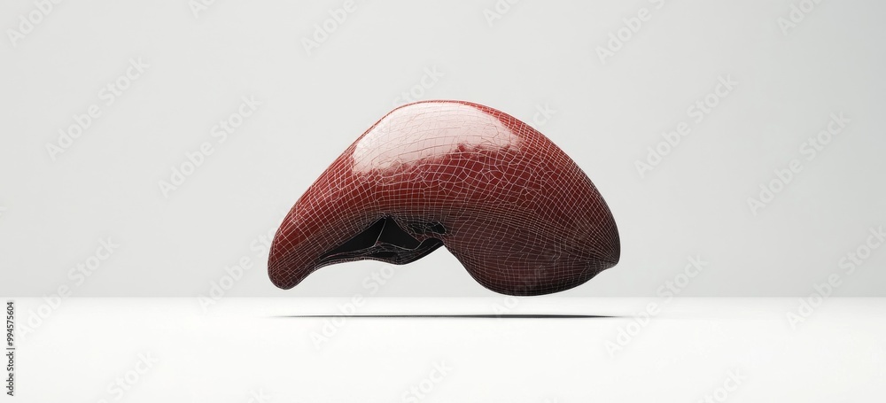 Stock-Illustration „Anatomical diagram of the kidney. Kidney structure ...