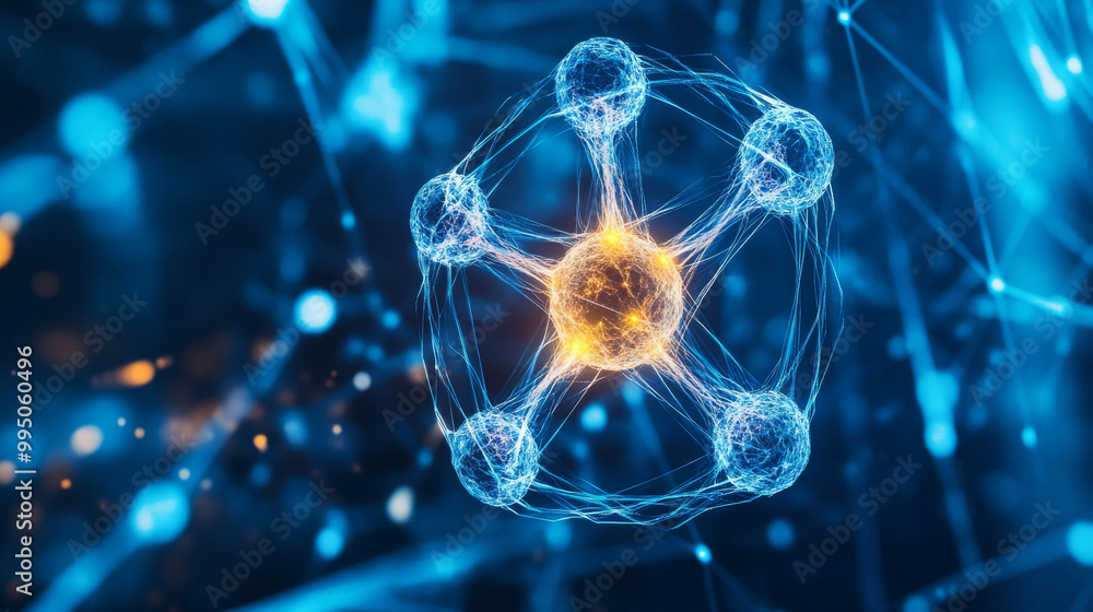 A vibrant illustration of isotopes derived from uranium in nuclear ...