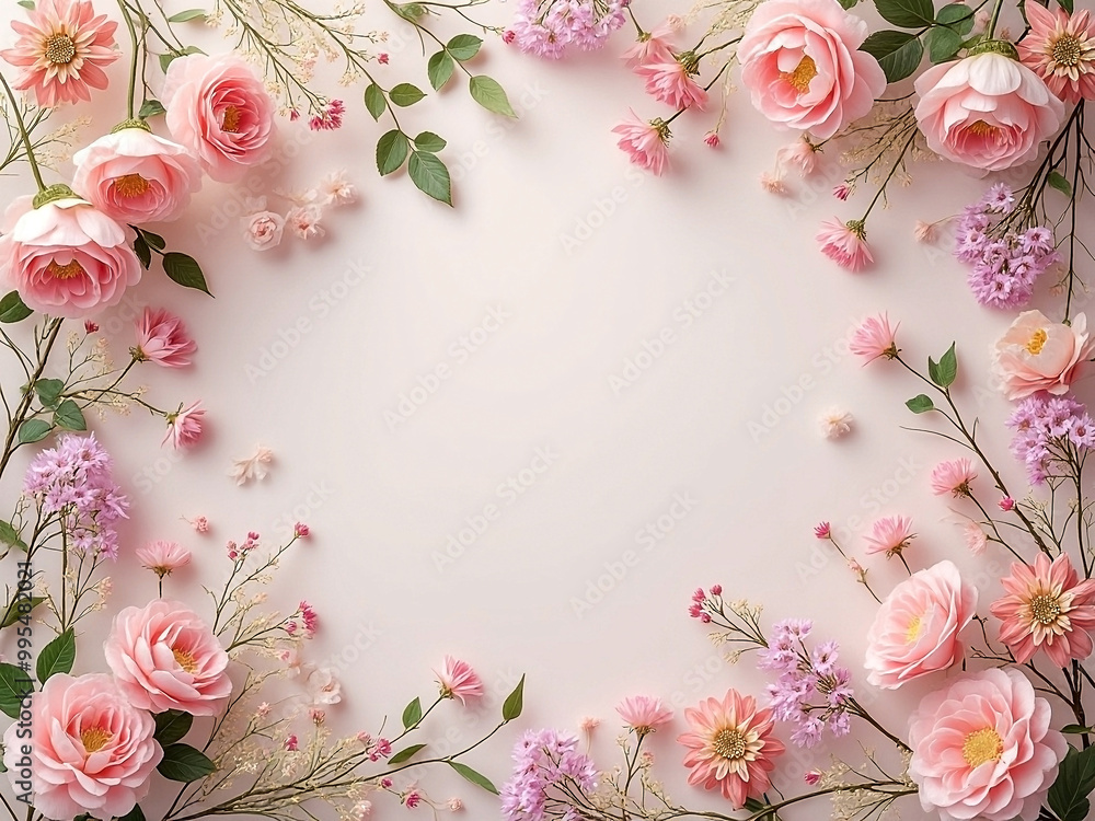Photography background for maternity or wedding with elegant floral ...