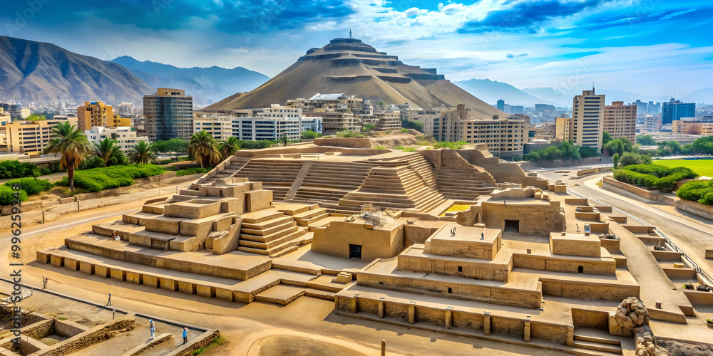 Archaeological complex in Lima, Peru showcasing ancient ruins and ...